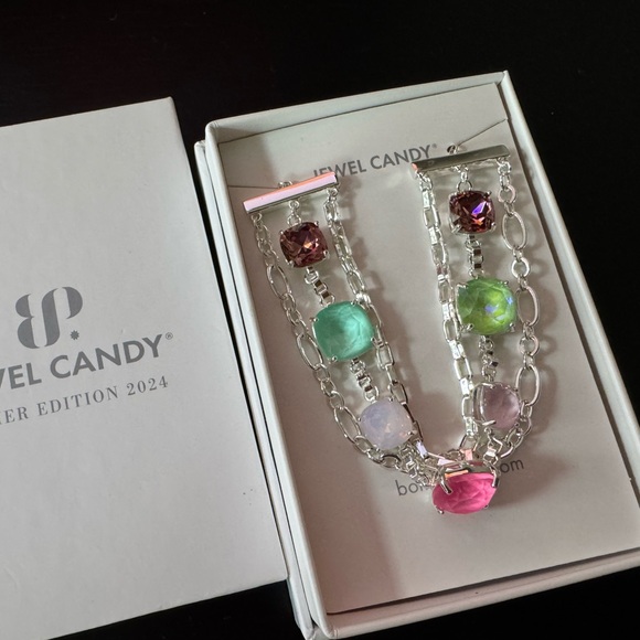 Bomb Party | Jewelry | Bp Jewel Candy The Lisa In Peach Honeydew | Poshmark